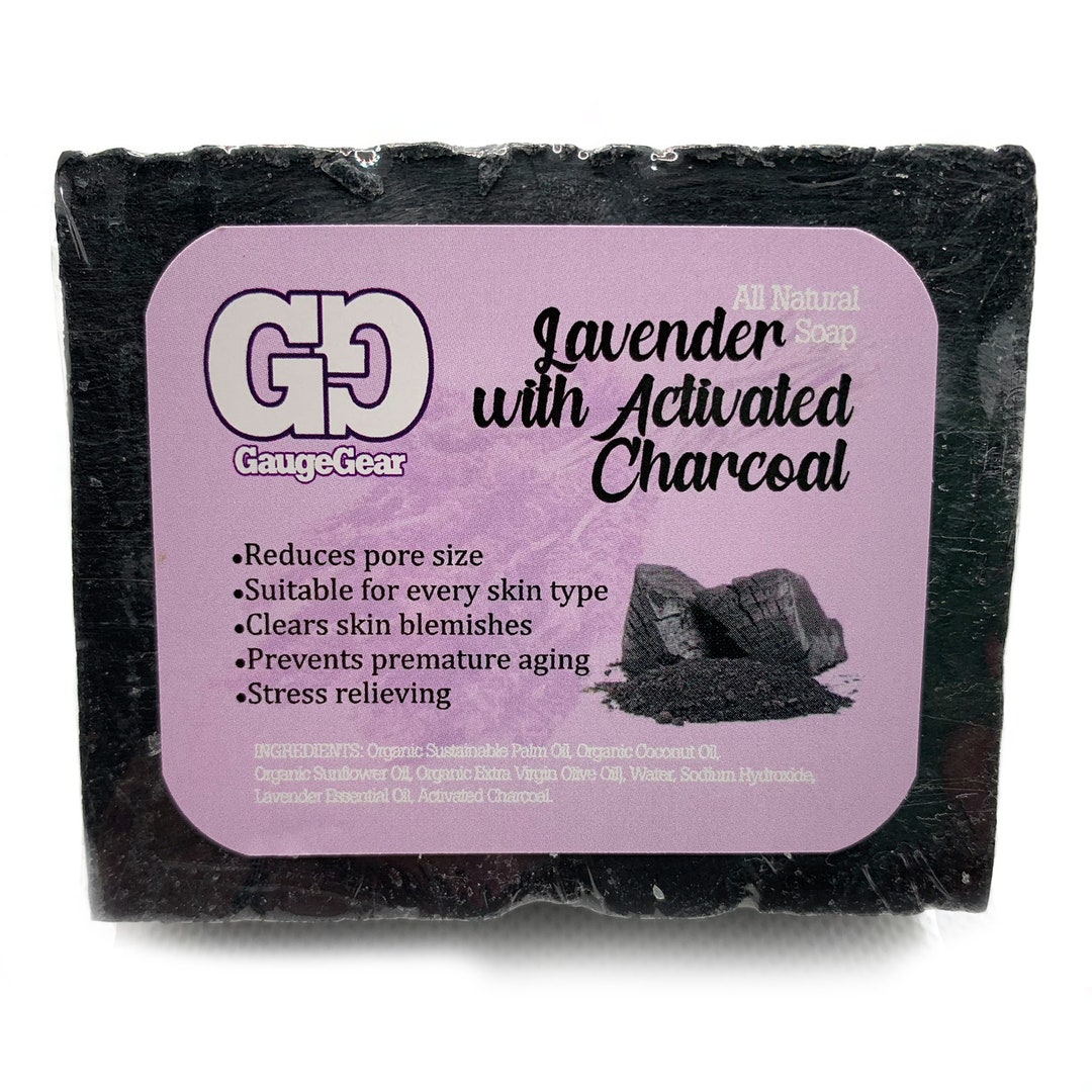 Lavender With Activated Charcoal | Soap Bar | All Natural - Etsy