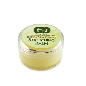 Ear Stretching & Piercing Aftercare Balm Gauge Gear 10ml, Stretched Ear ...