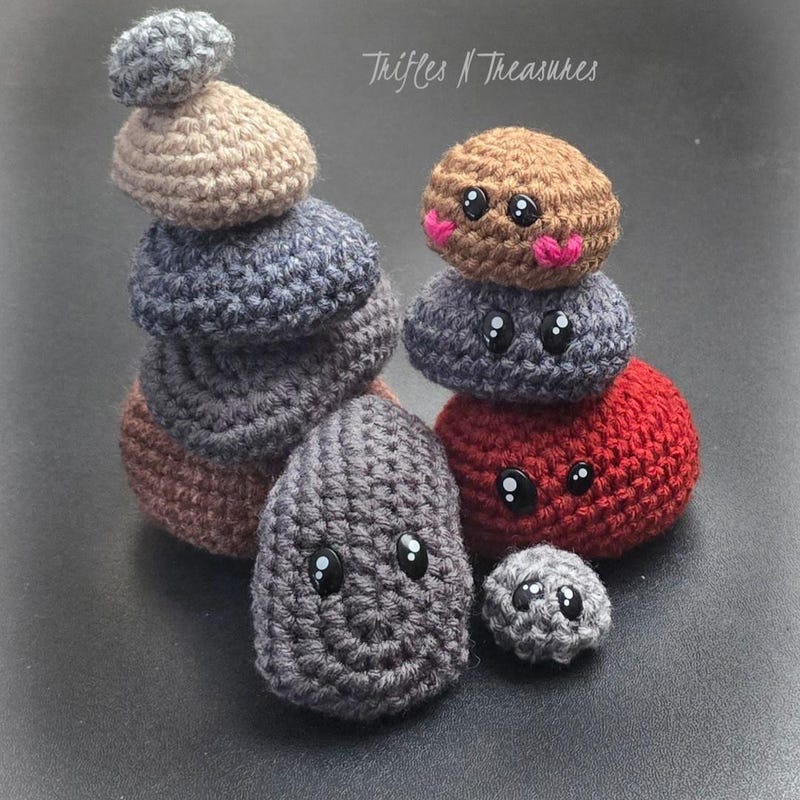 Crochet Rocks - Etsy