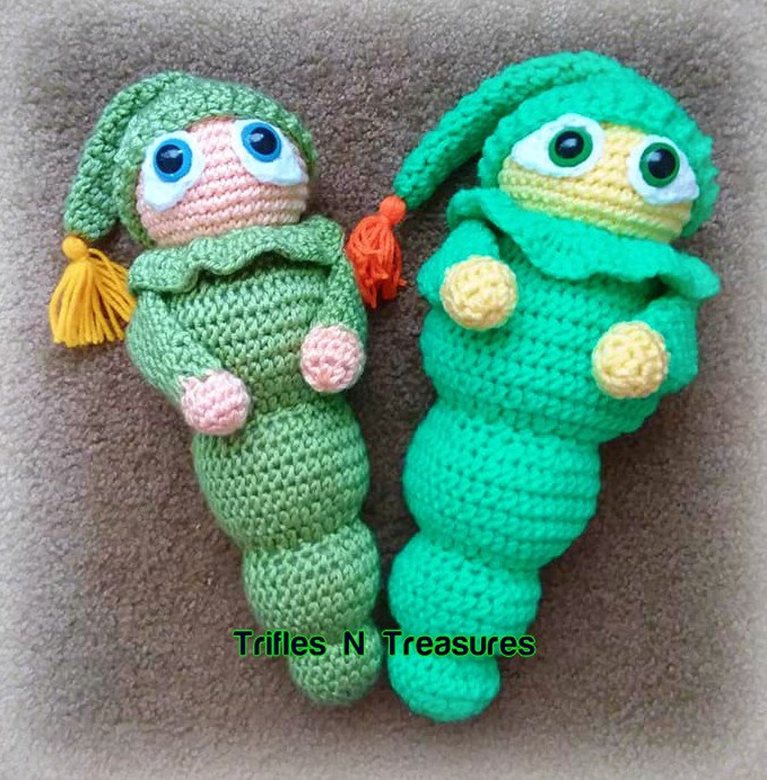 Glimmer the Glo-worm Crochet Pattern~pdf Download - Etsy