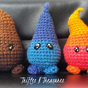 Element Sprites Crochet Pattern-pdf Download - Etsy