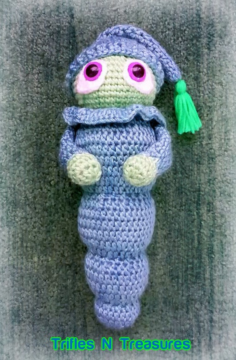 Glimmer the Glo-worm Crochet Patternpdf Download | Etsy