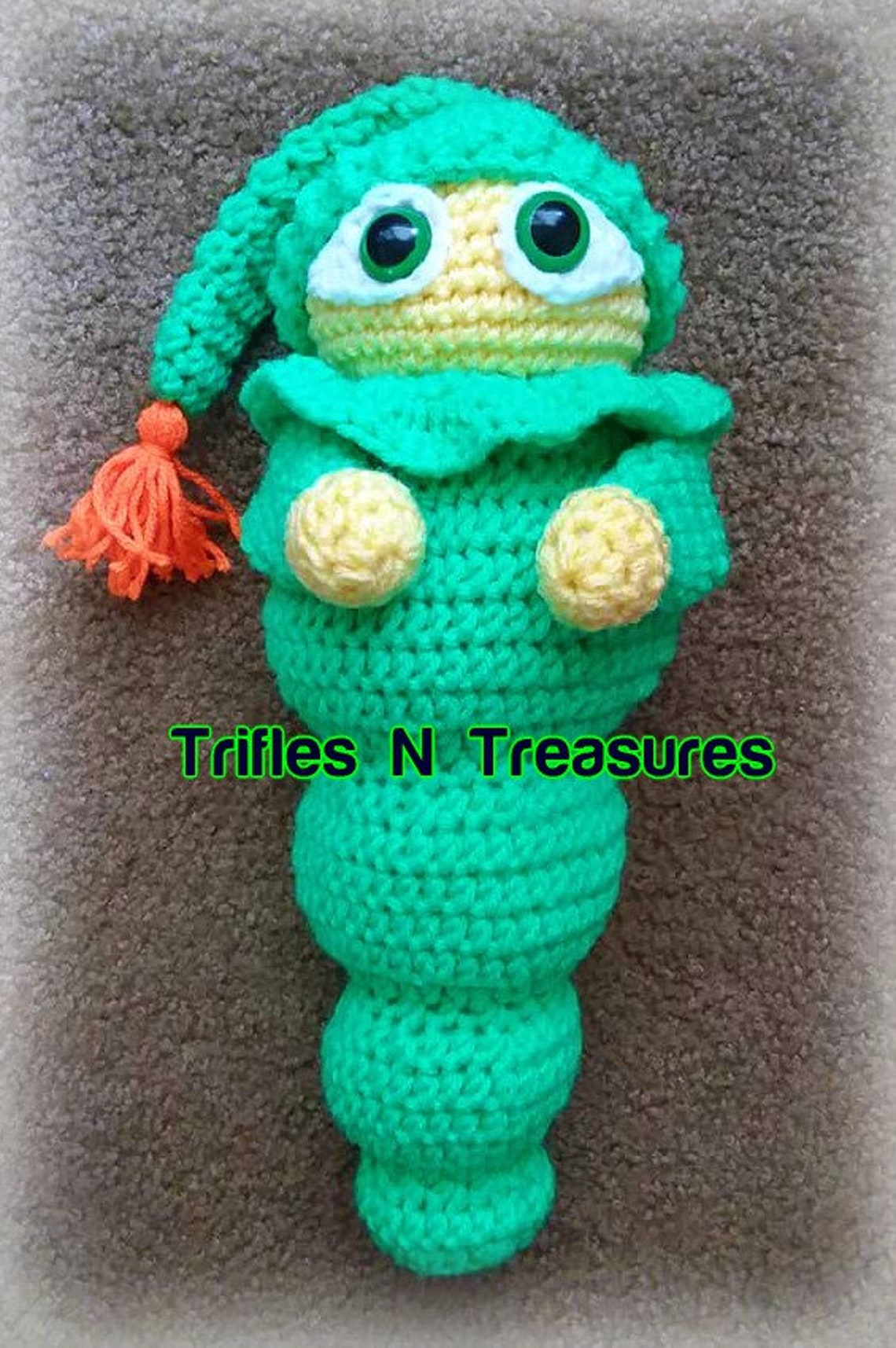 Glimmer the Glo-worm Crochet Patternpdf Download | Etsy