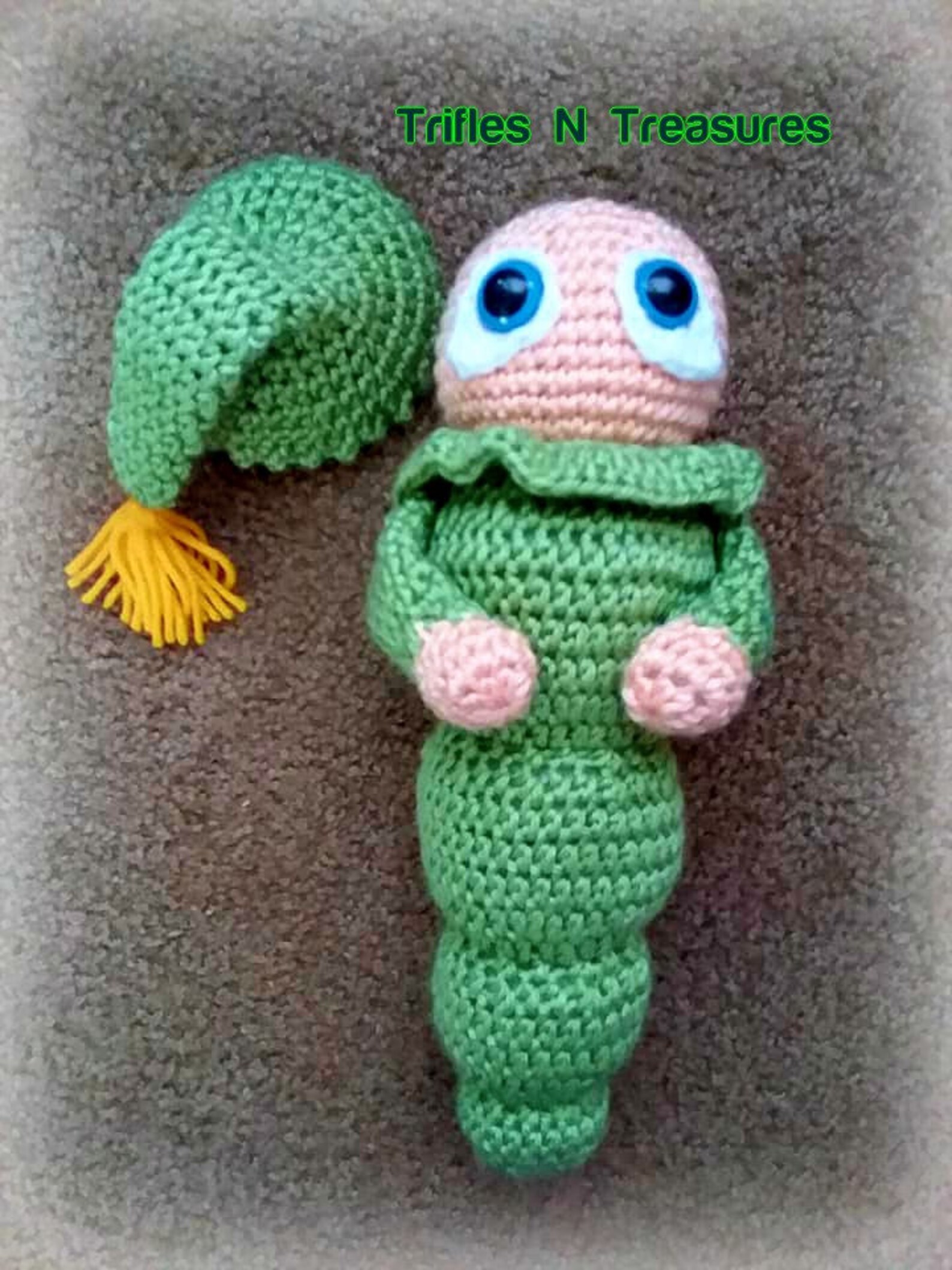 Glimmer the Glo-worm Crochet Patternpdf Download | Etsy