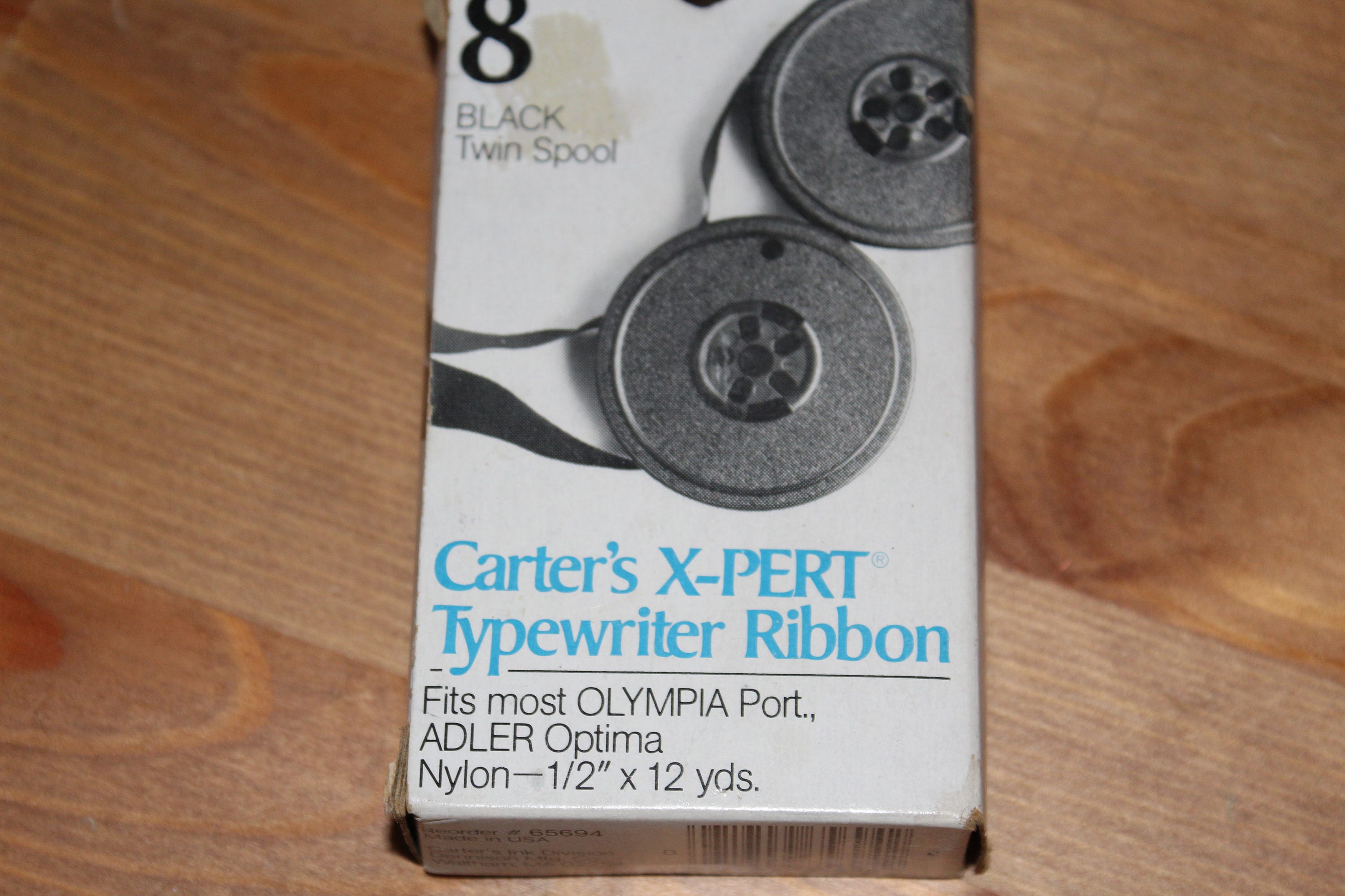 Carters X Pert Typewriter Ribbon Olympia Port Adler Optima Nylon 1/2x ...