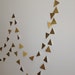 Garland Triangle Gold, Wedding Garland, Paper Garland. - Etsy