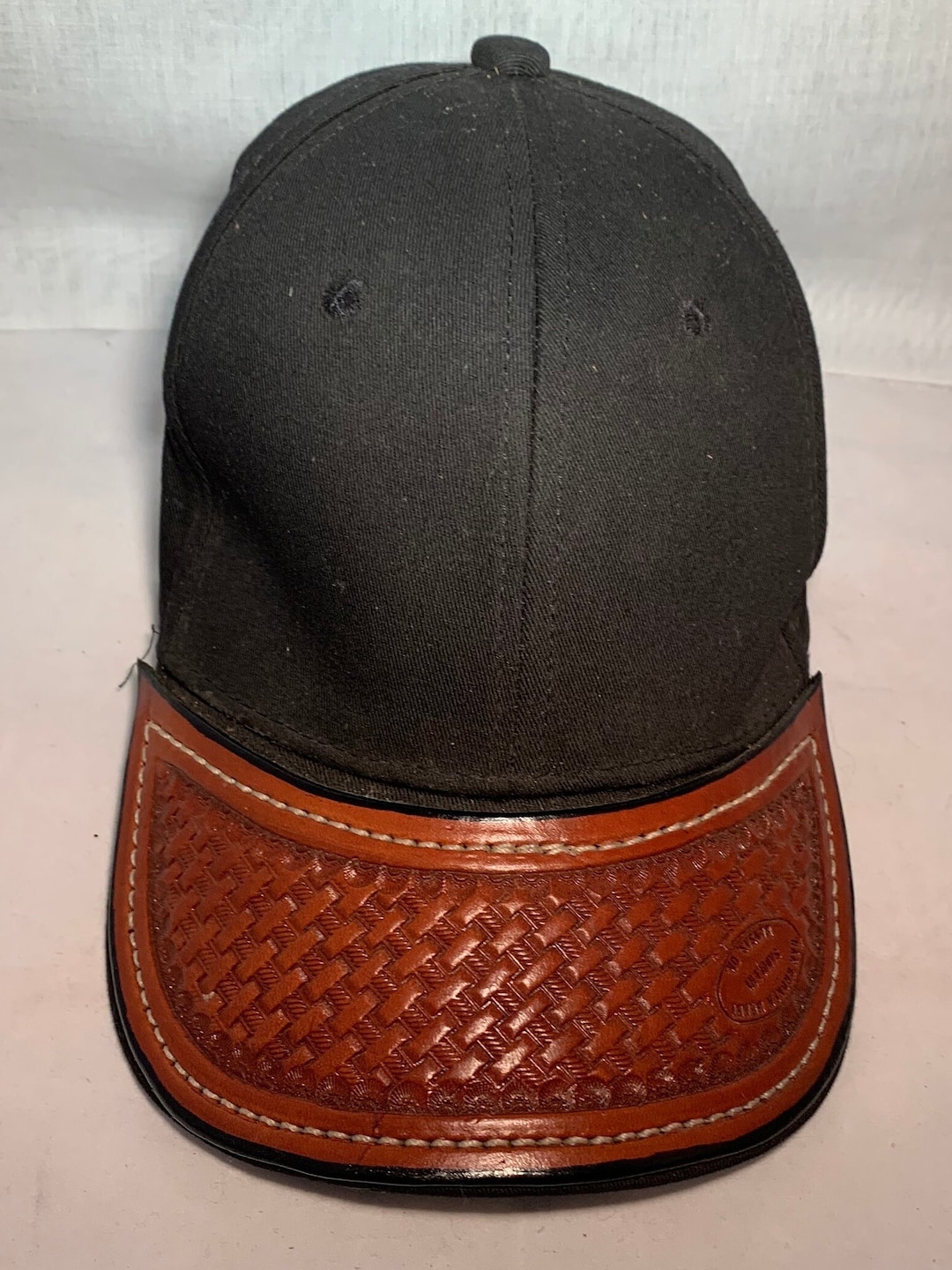 Ball Cap With Leather Brim - Etsy