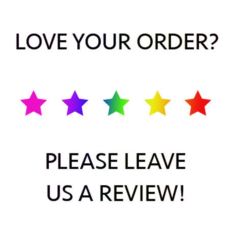 Please Leave Us a Review Sticker Template for Avery 22805 Template - Etsy