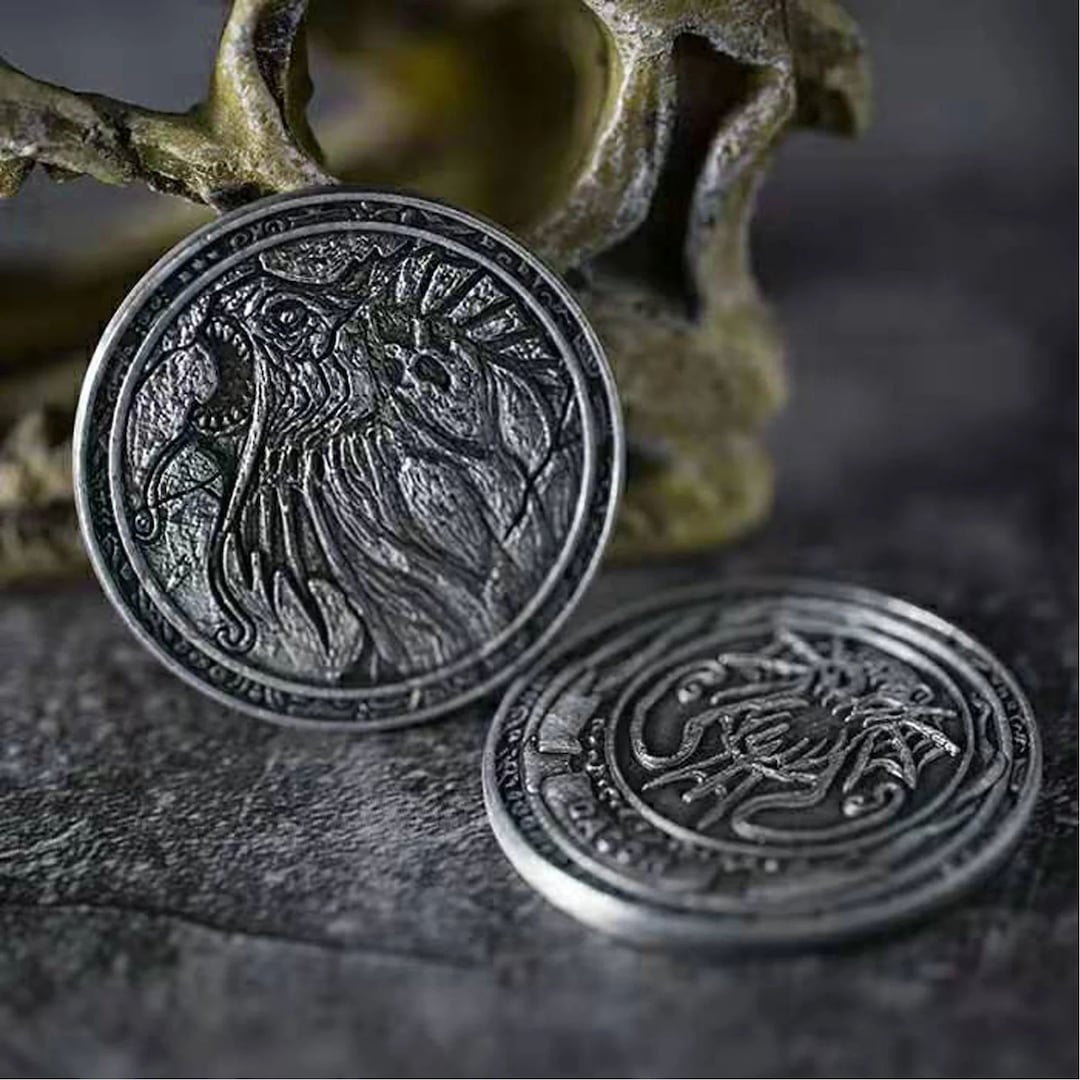 Dagon Coin Cthulhu Coin Call of Cthulhu Lovecraft P.I. & Dagon ...