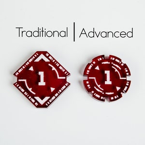 Acrylic Tokens Set - X-wing Arc Lock System - Etsy