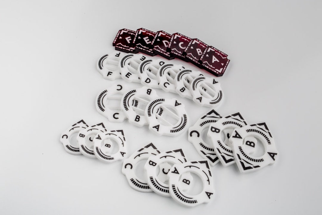 Acrylic Tokens Set - X-wing Arc Lock System - Etsy
