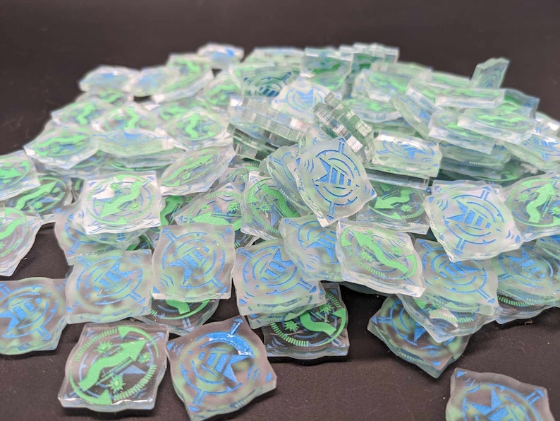 CLEARANCE Acrylic X-wing Tokens #2 - Etsy