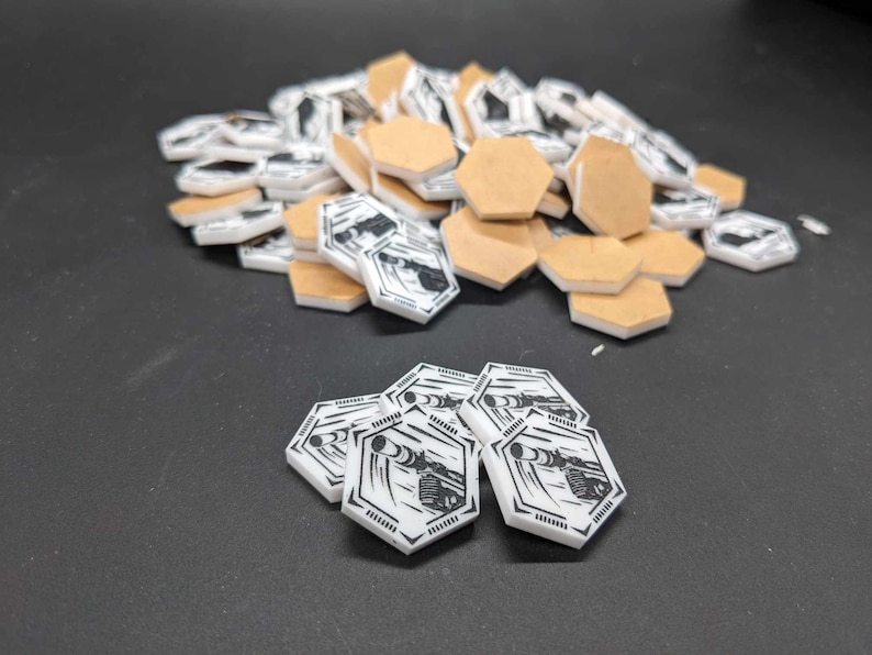CLEARANCE Acrylic X-wing Tokens #2 - Etsy