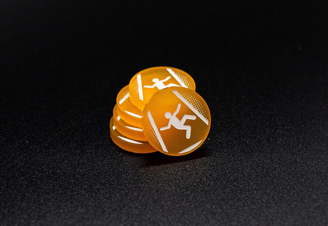 Acrylic Dazed Token Set - MCP Crisis Protocol Compatible - Etsy