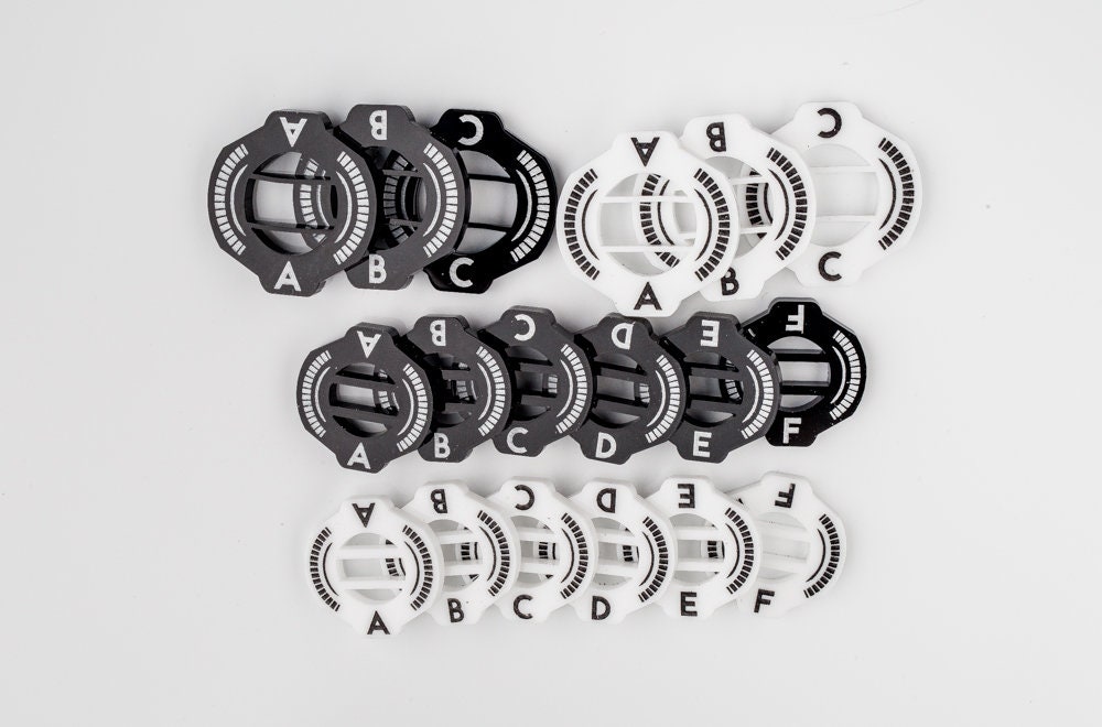 Acrylic Tokens Set X-wing Lock System | Etsy