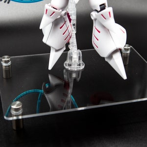 Large Gunpla Acrylic Display Base With Standoffs | 1/100 and 1/144 MG ...