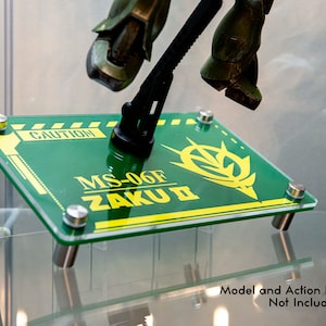 Premium Large Gunpla Acrylic Display Base With Standoffs | 1/100 and 1/ ...