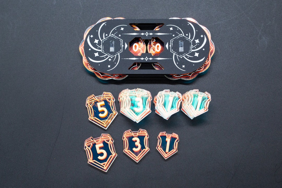 Legends Ink TCG Acrylic Token and Counter Set - Compatible With Lorcana ...