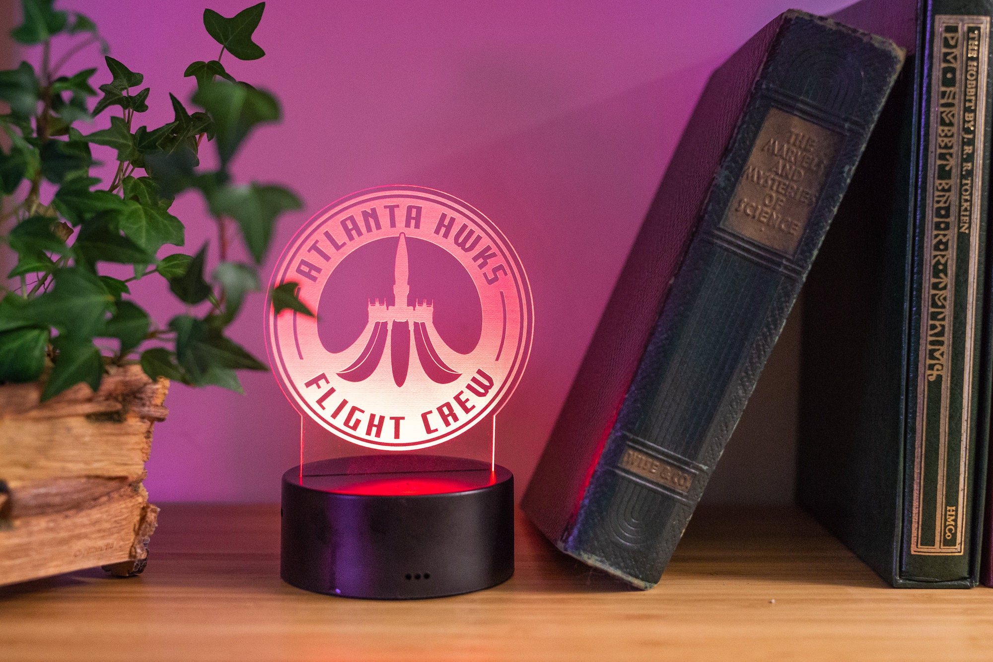 Custom Emblem Laser Cut LED Lamp | Etsy