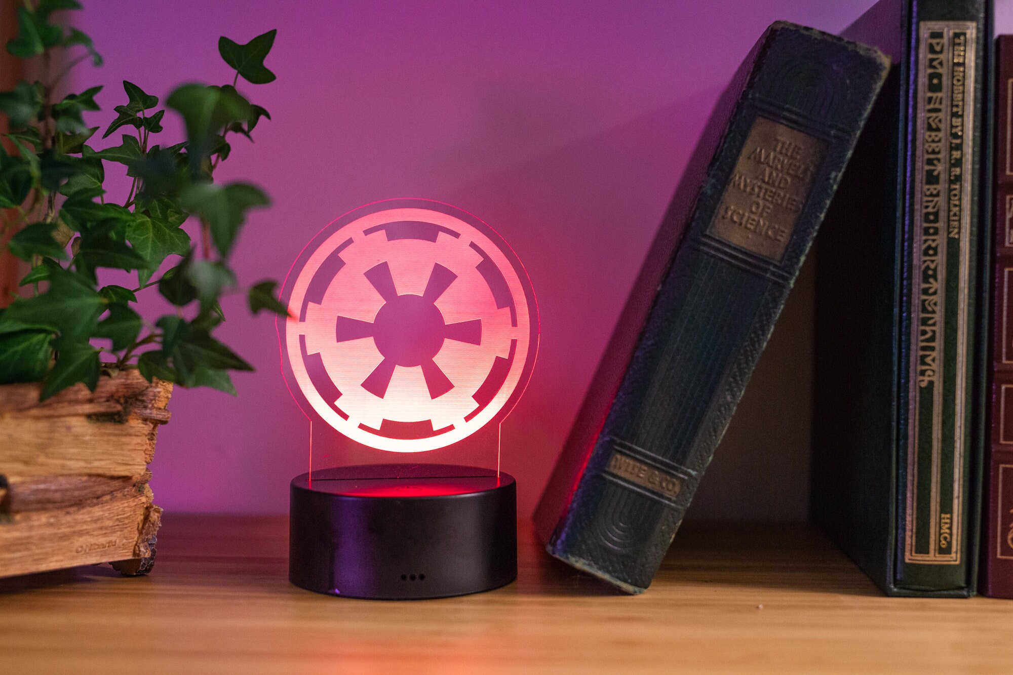 Custom Emblem Laser Cut LED Lamp | Etsy