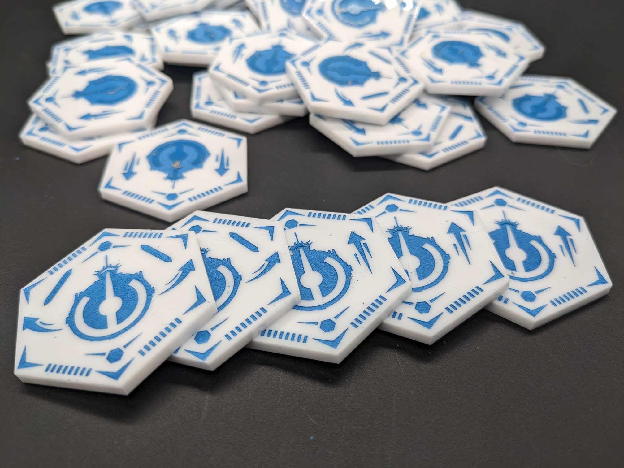 CLEARANCE Acrylic X-wing Tokens #2 - Etsy