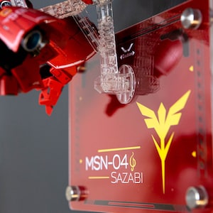 Premium Large Gunpla Acrylic Display Base With Standoffs | 1/100 and 1/ ...