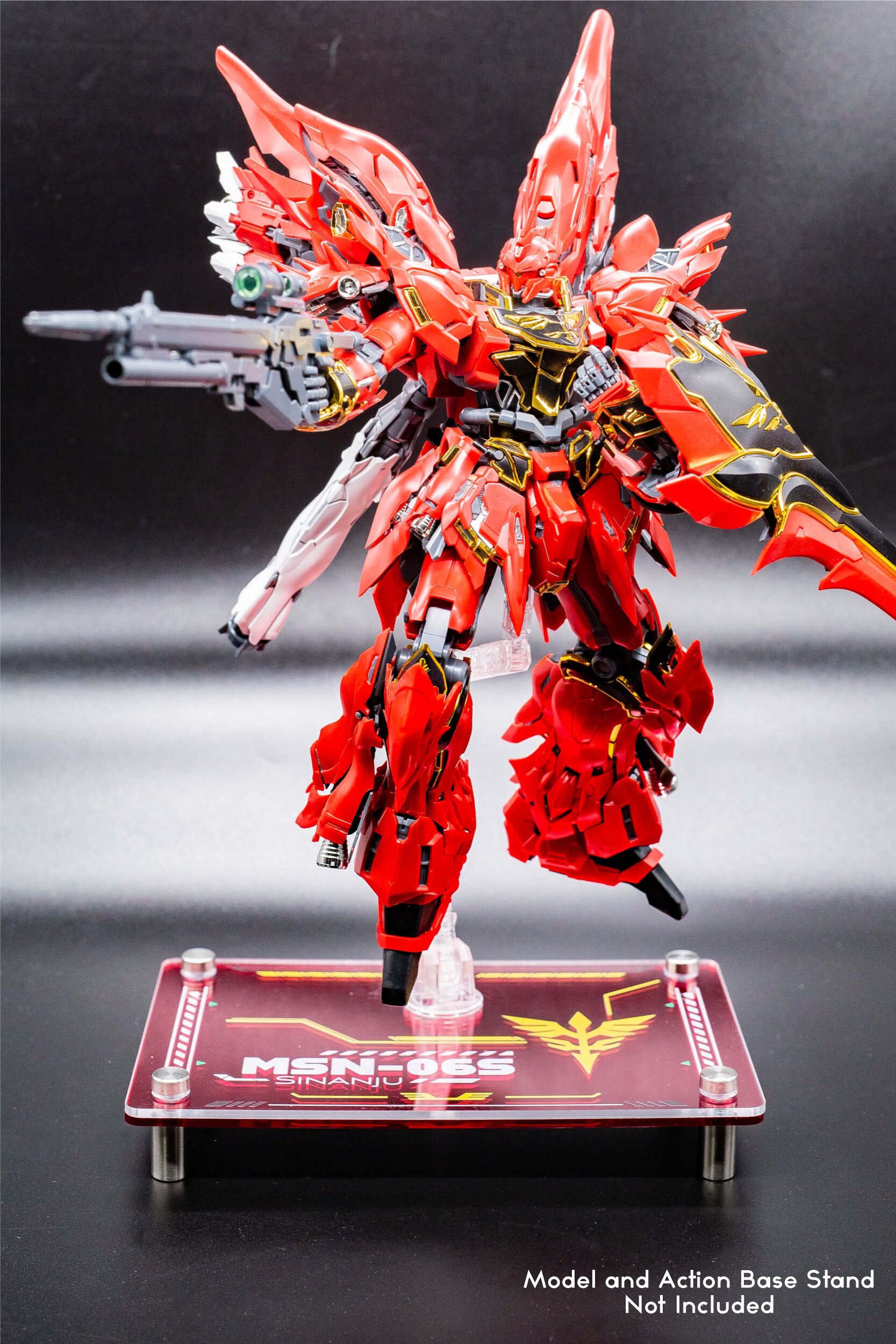 Premium Gunpla Acrylic Sinanju Display Base With Standoffs | 1/100 and ...