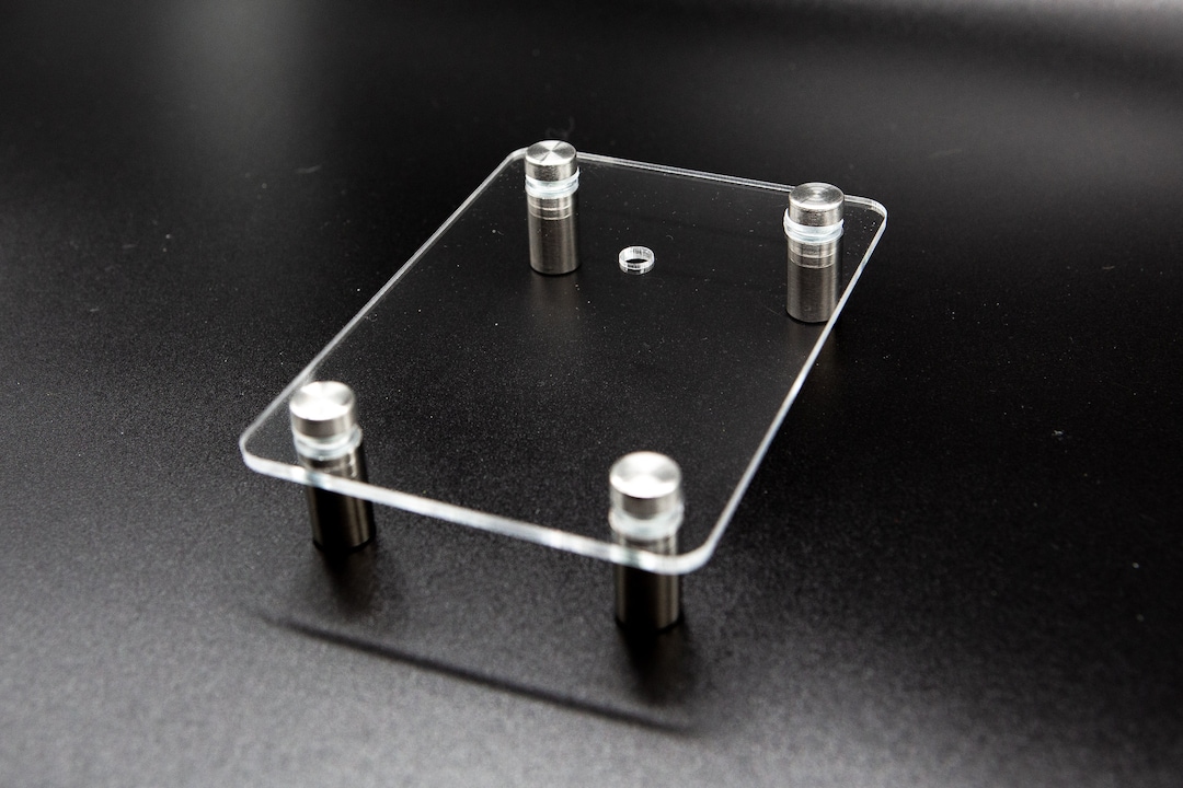 Gunpla Acrylic Display Base With Standoffs | 1/100 and 1/144 MG HG RG ...