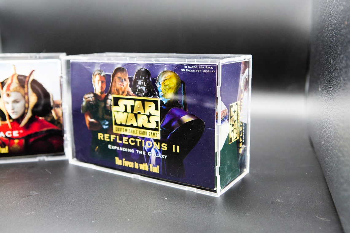 Clear Acrylic Display Case for CCG Booster Boxes Unassembled - Etsy