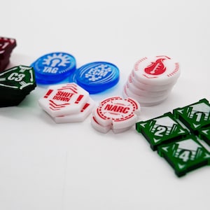 Acrylic Lance Token Set - Battletech Alpha Strike Compatible - Etsy