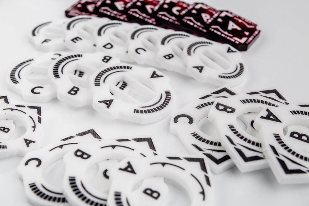 Acrylic Tokens Set X-wing Arc Lock System - Etsy