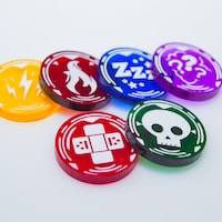 Space Ship Token, Space Fighter Token, Board Game Token, Resource Token ...