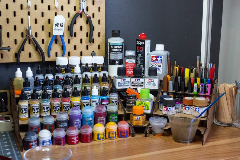 UC Paint and Hobby Storage Organizer for Scale Modeling - Etsy
