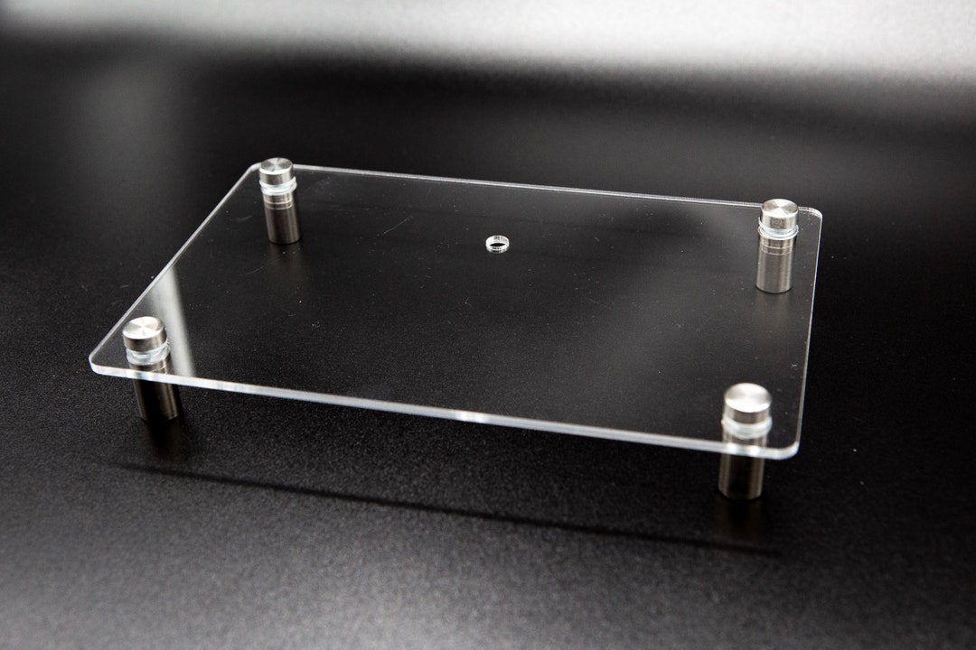 Large Gunpla Acrylic Display Base With Standoffs | 1/100 and 1/144 MG ...
