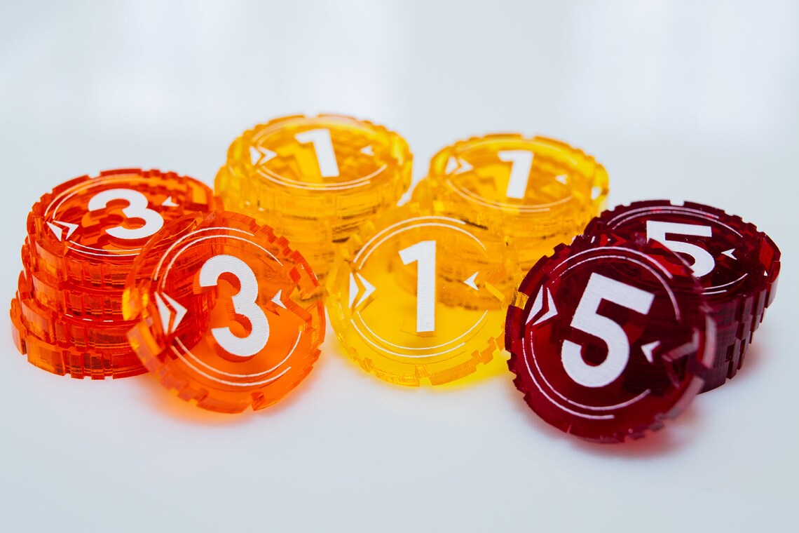 Acrylic Damage Counter Set - Etsy