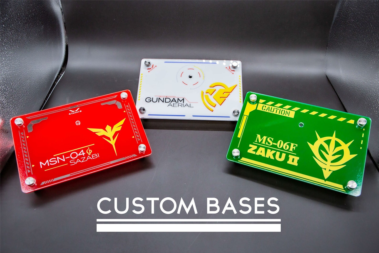 Premium Large Gunpla Acrylic Display Base With Standoffs - Etsy