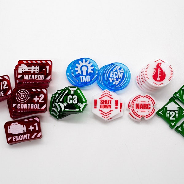 Acrylic Battletech Tokens - Etsy