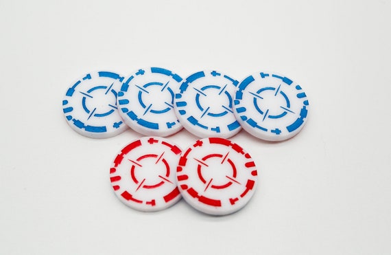 Acrylic Double Sided Legion Objective Tokens - Etsy