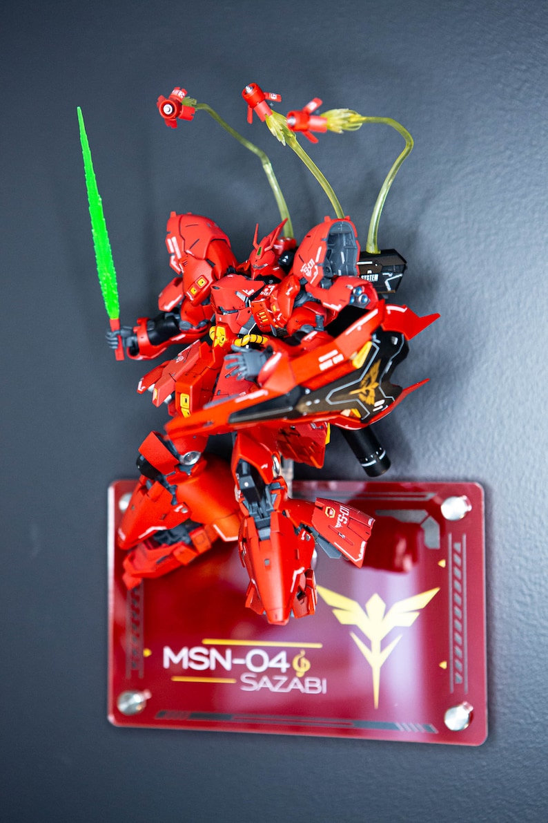 Premium Large Gunpla Acrylic Display Base With Standoffs - Etsy