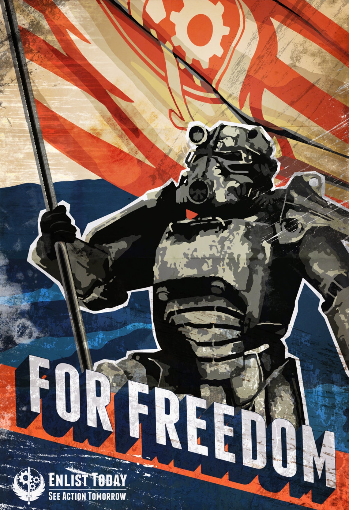 Fallout Inspired Propaganda Poster Set - Etsy