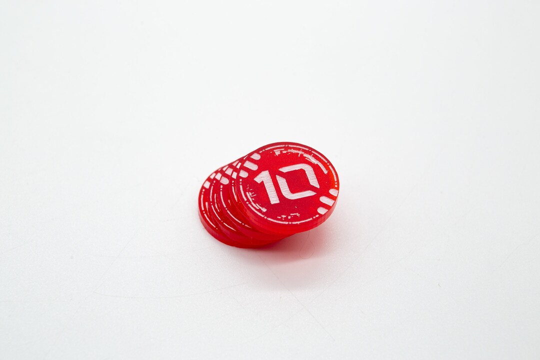 Premium Acrylic 10 Damage Token Set - SW Unlimited TCG | CCG ...