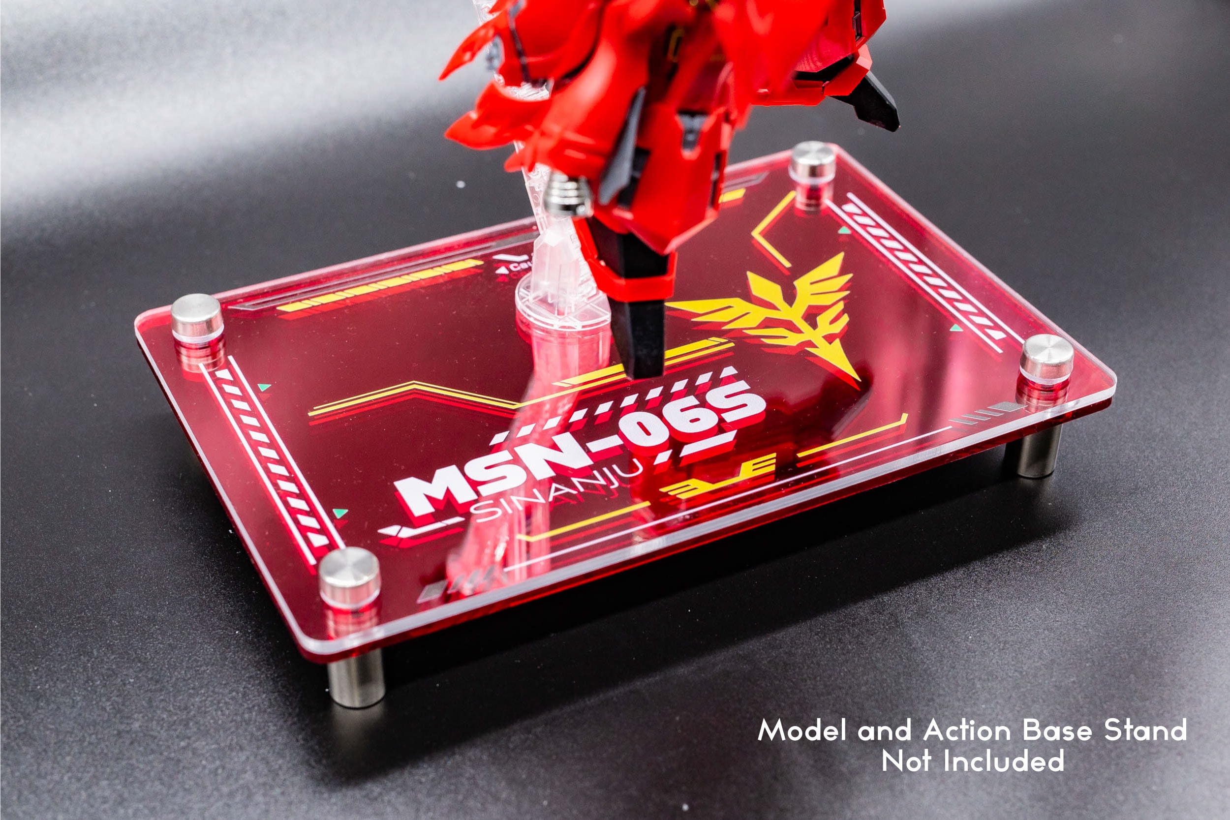 Premium Gunpla Acrylic Sinanju Display Base With Standoffs | 1/100 and ...