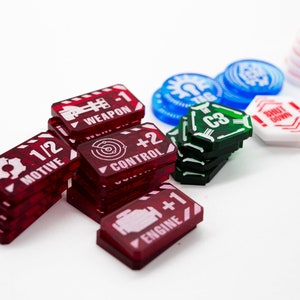Acrylic Lance Token Set - Battletech Alpha Strike Compatible - Etsy