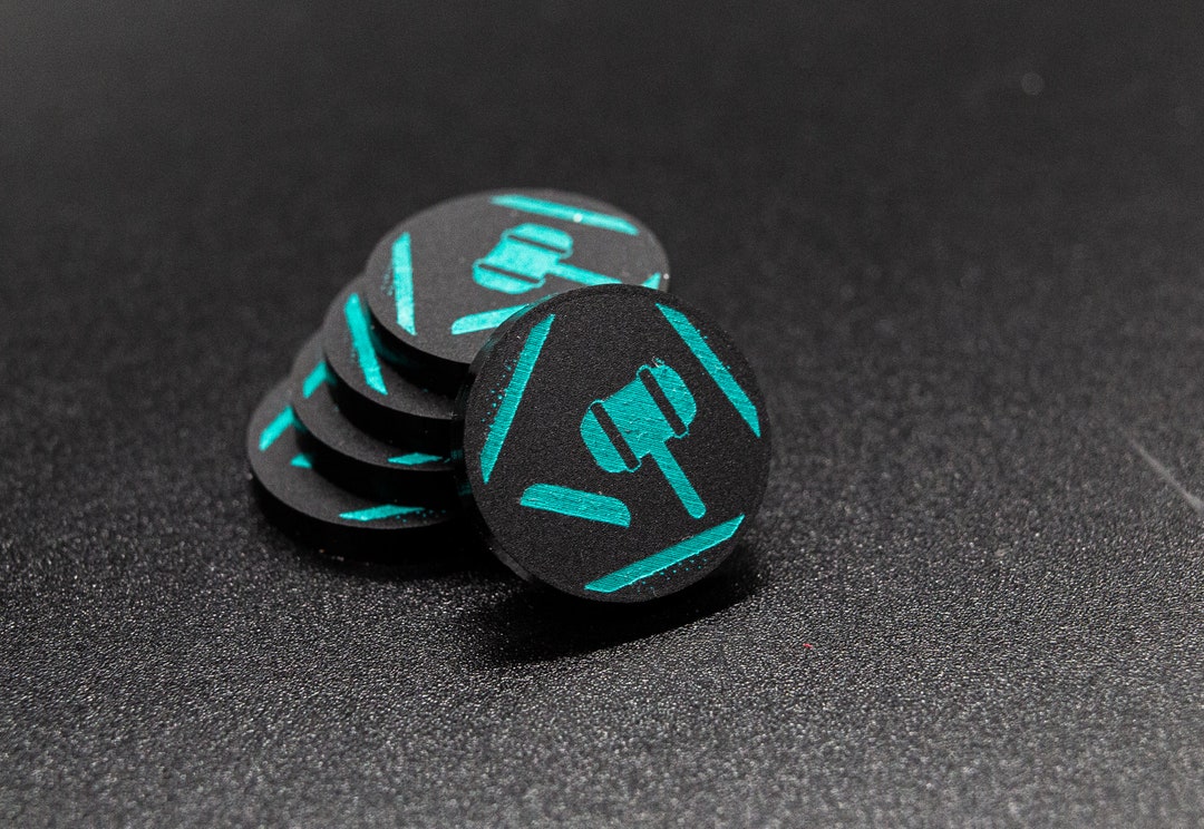 Acrylic Judgement Token Set - MCP Crisis Protocol Compatible - Etsy