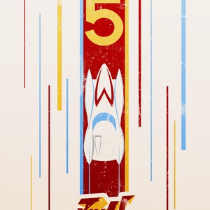 Mach 5 Graphic Poster - Etsy