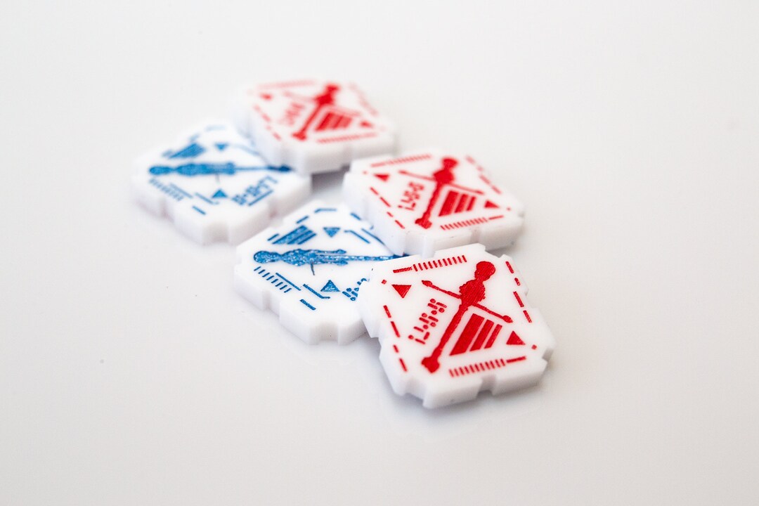 Acrylic B-wing S-foil Tokens - Etsy