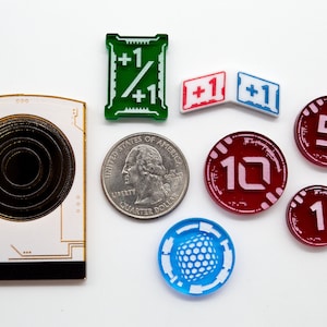 Premium Acrylic Shield Token Set - SW Unlimited TCG | CCG | Compatible ...