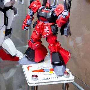 Premium Gunpla Acrylic Display Base With Standoffs | 1/100 and 1/144 MG ...