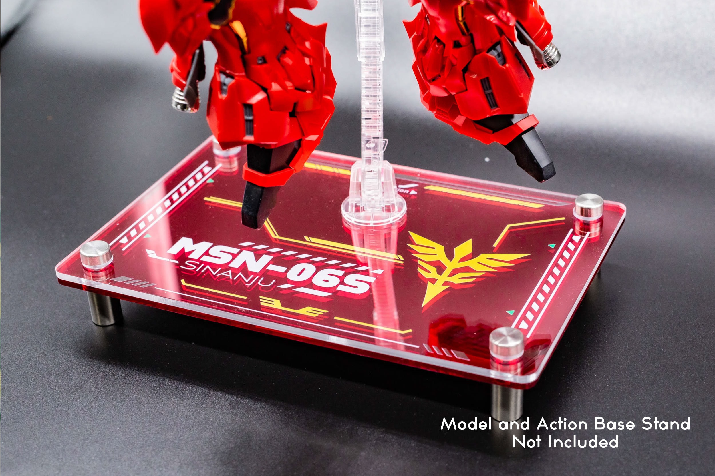 Premium Gunpla Acrylic Sinanju Display Base With Standoffs | 1/100 and ...