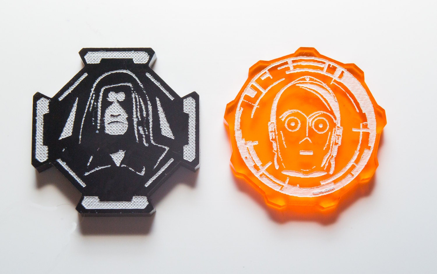 Acrylic Imperial and Rebel Reminder Tokens | Etsy